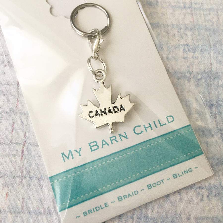 Bridle Charm: Maple Leaf Canada – My Barn Child